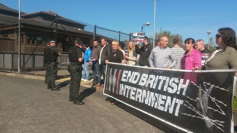 El norte de Irlanda: Concentración de la IRPWA en apoyo a Dee Fennell