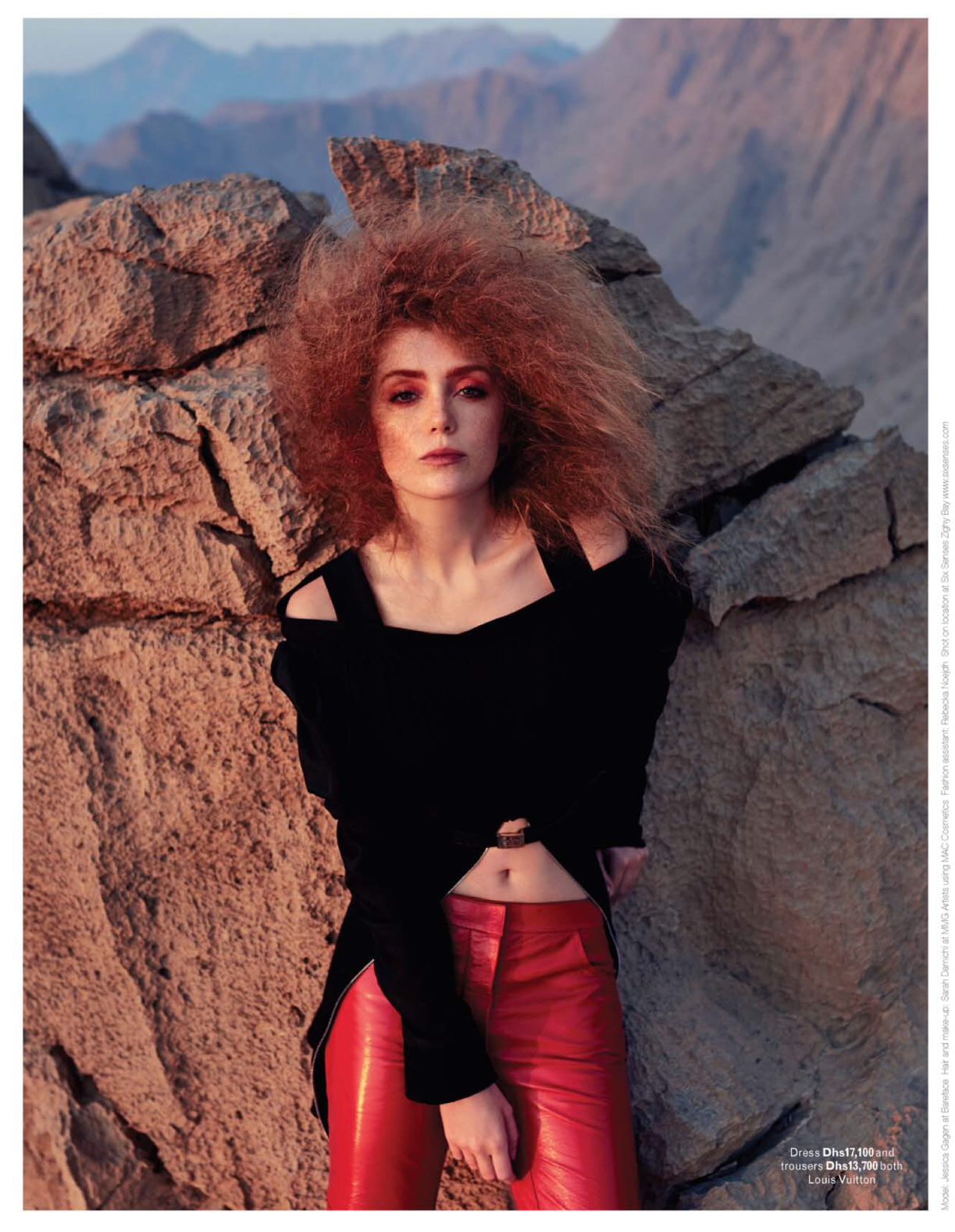 Boss Model Management: DESERT DWELLER: Jessica Gagen for Grazia Middle East