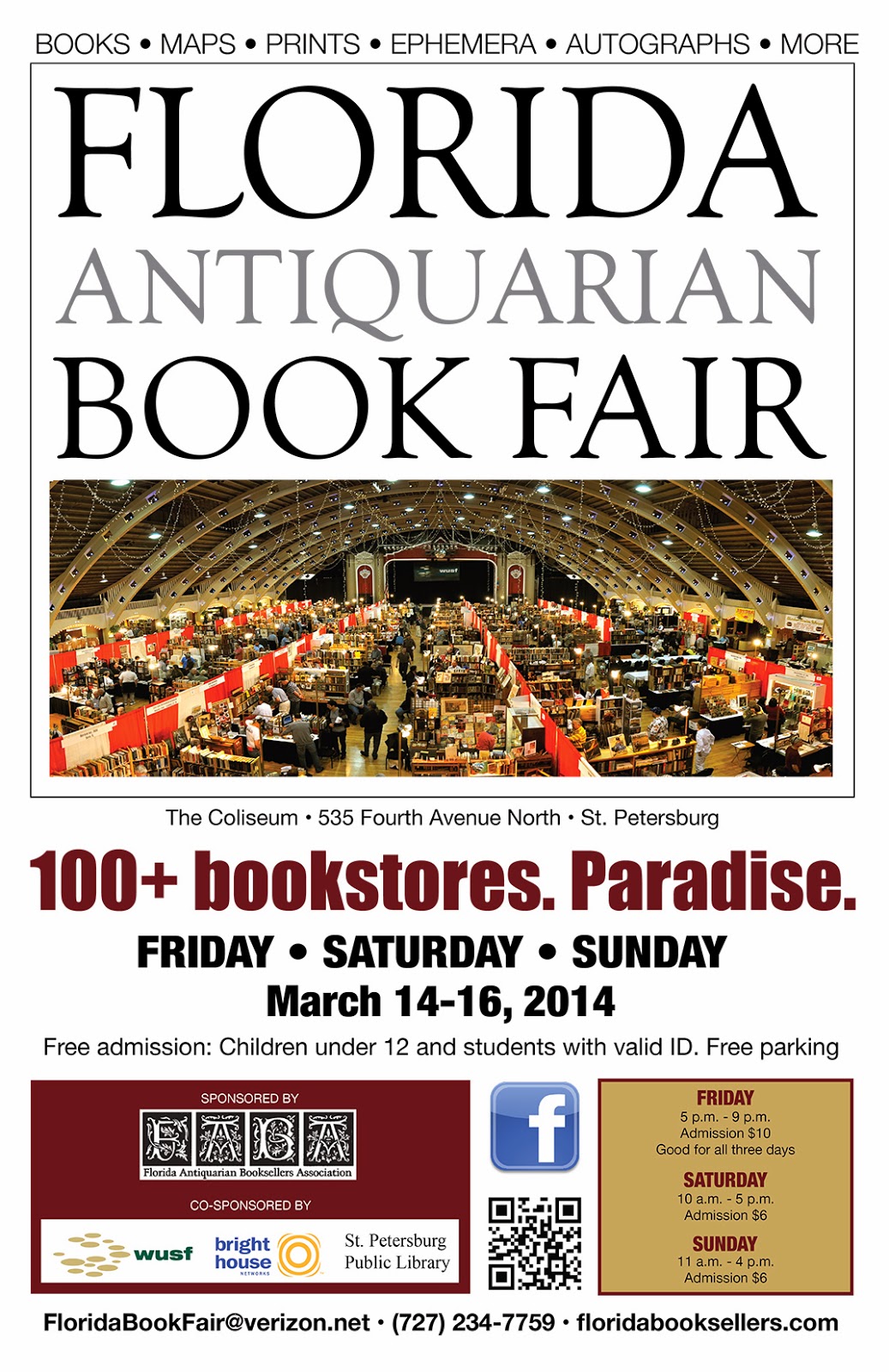 Florida Antiquarian Book Fair: Here's our new poster. Share it with ...