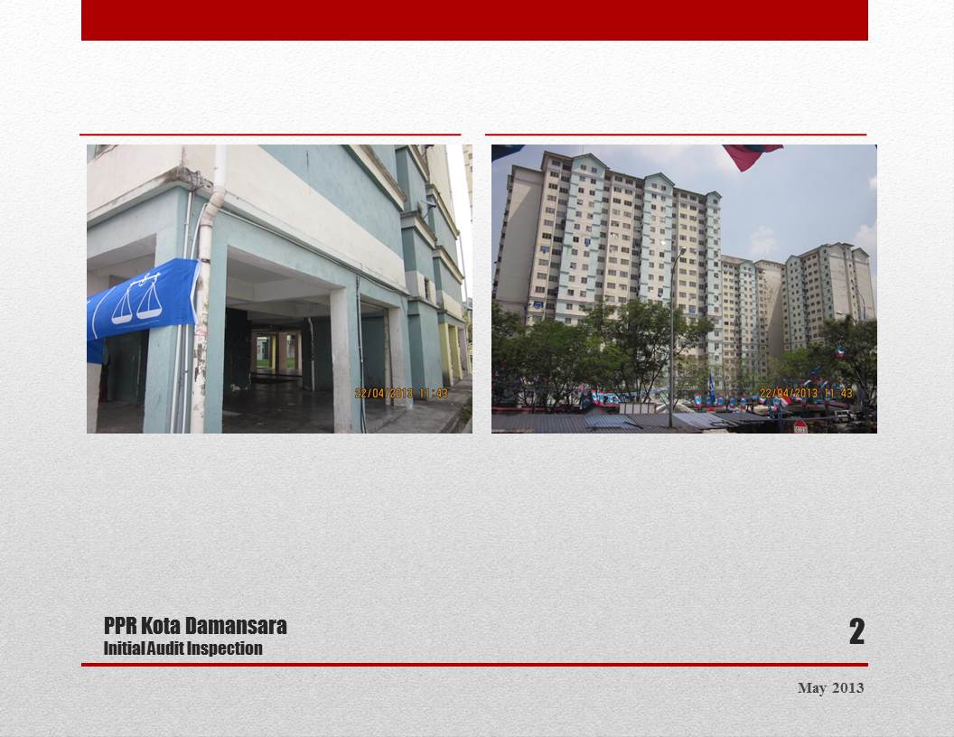HH's Random Walks: PPR Kota Damansara ~ Initial Audit