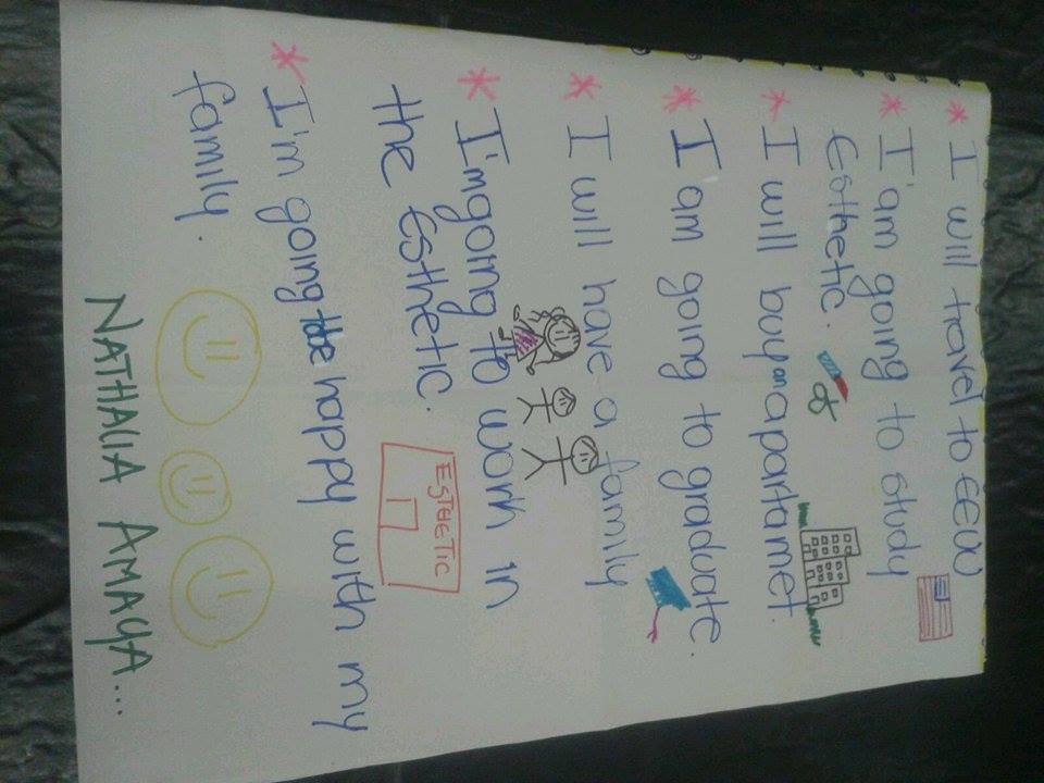 Clase Ingles : MY LIFE PROJECT