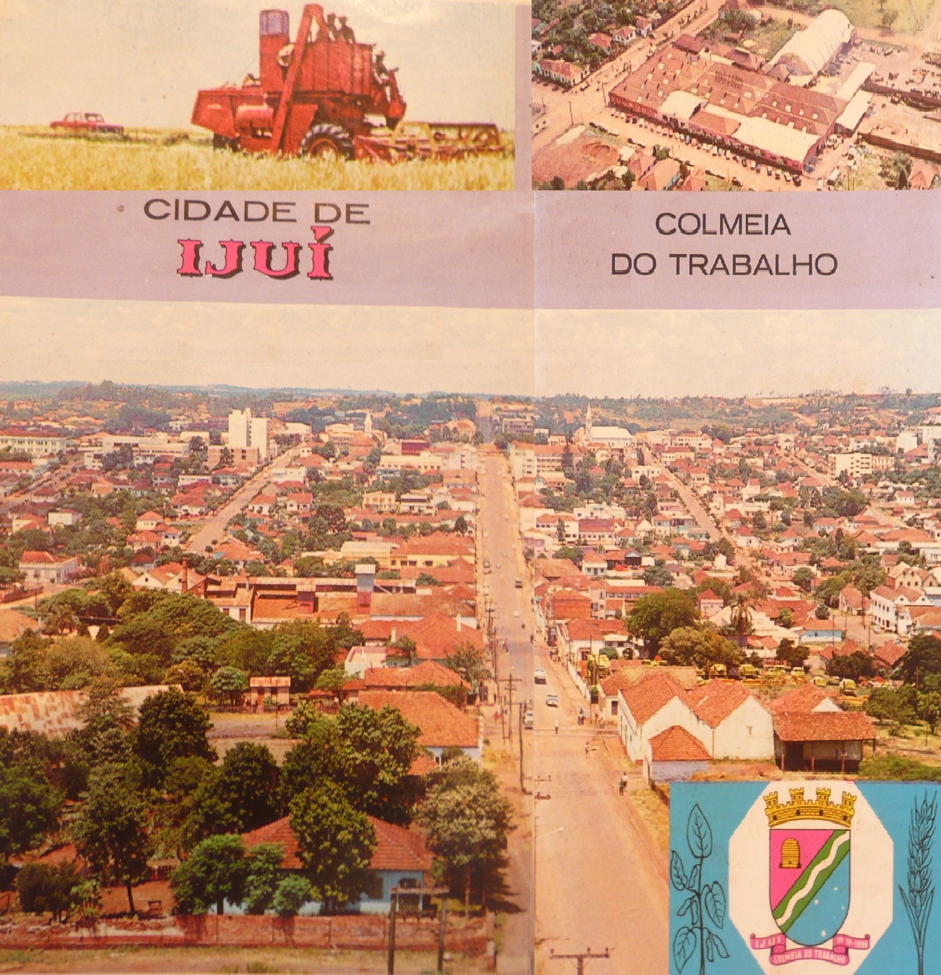 IJUÍ - RS - Memória Virtual: Folder da cidade de Ijuí - RS; a "Colméia ...