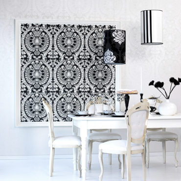 Simple Details: framed wallpaper as artwork