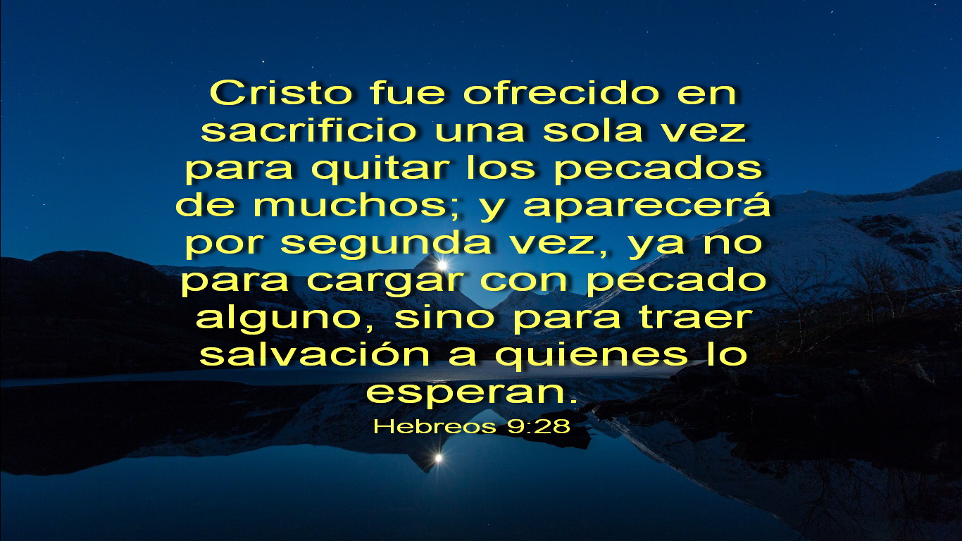 Biblia, paisajes y maravillas: Hebreos 9:28