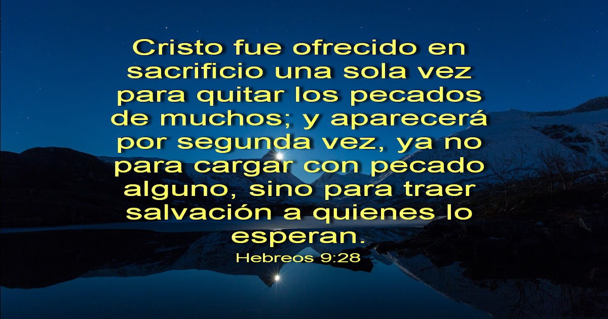 Biblia, paisajes y maravillas: Hebreos 9:28