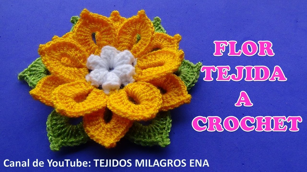 MILAGROS ENA: Te encantarán !!! estas lindas flores tejidas a crochet ...