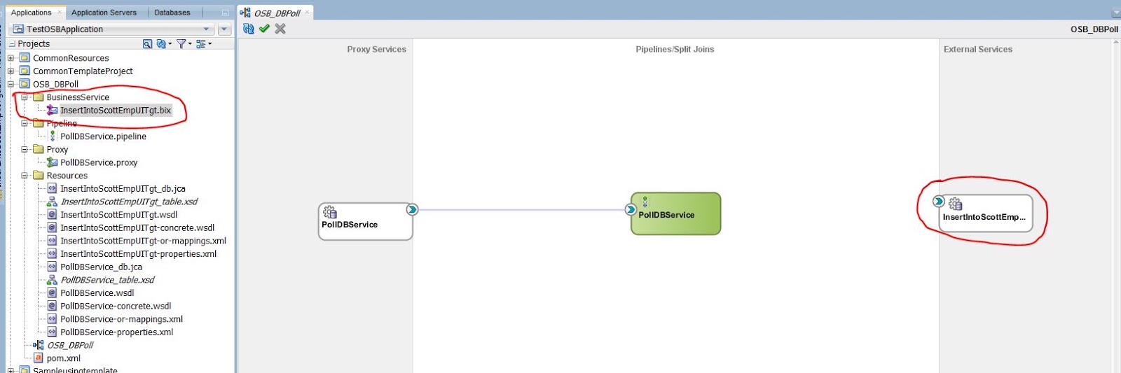 Osb Db Adapter Poll Delete Physical Records Using Oracle Service Bus 12c