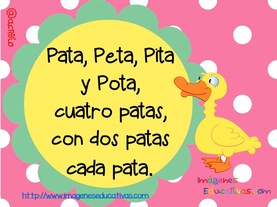 Lengua Castellana: Trabalenguas