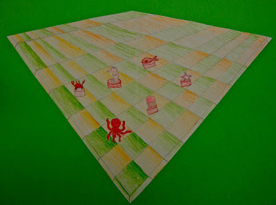 Art. Paper. Scissors. Glue!: 2 Point Perspective Chess Boards