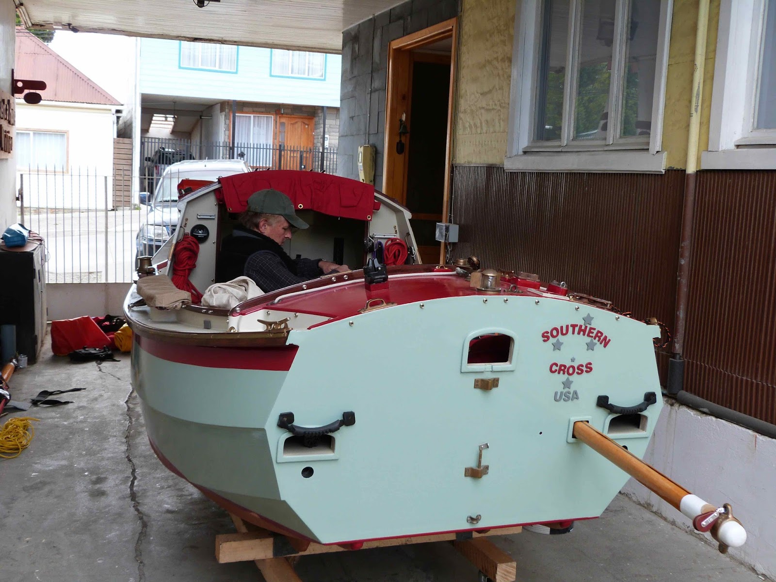 Packing the little ship "Southern Cross" - JW Boat Designs