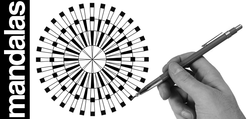 E is for Explore!: Mandala Math Art