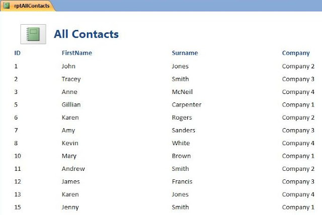 Microsoft Access Tips: Adding a Group and Sort to an Access Report