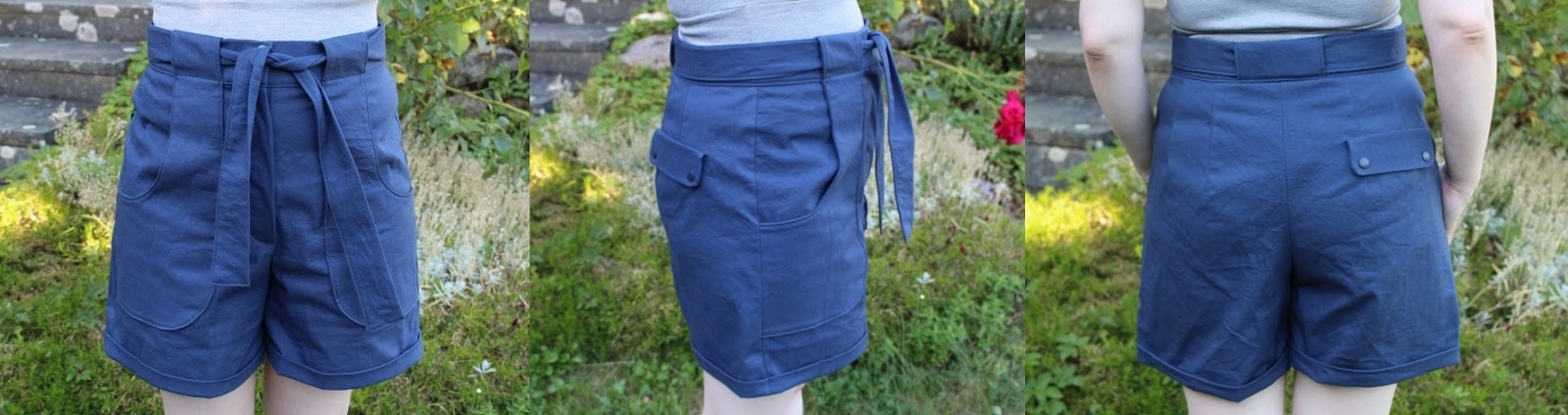 Mondkunst: Kurz behost - Burda-Shorts