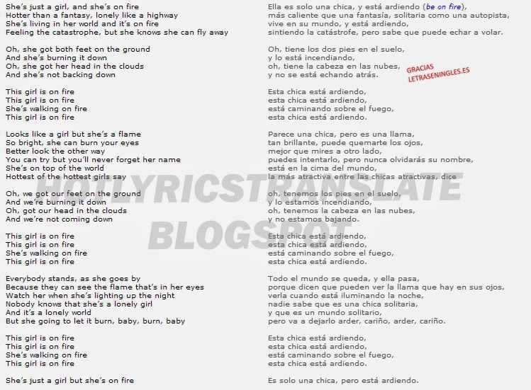 TOP LYRICS TRANSLATED CANCIONES TOP TRADUCIDAS: Alicia Keys - Girl on ...