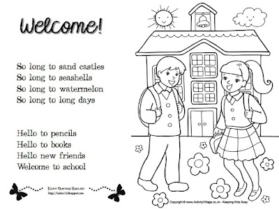 Enjoy Teaching English: WELCOME BACK TO SCHOOL POEMS