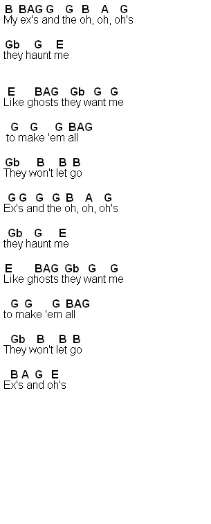 Flute Sheet Music Exs And Ohs