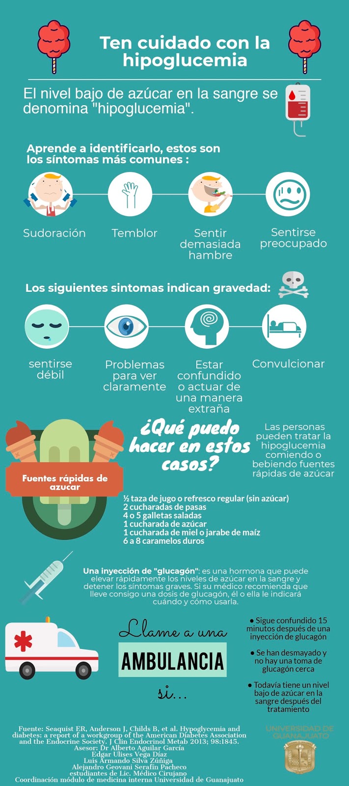 DIVULGACIÓN CIENTÍFICA UG: Ten cuidado con la Hipoglucemia