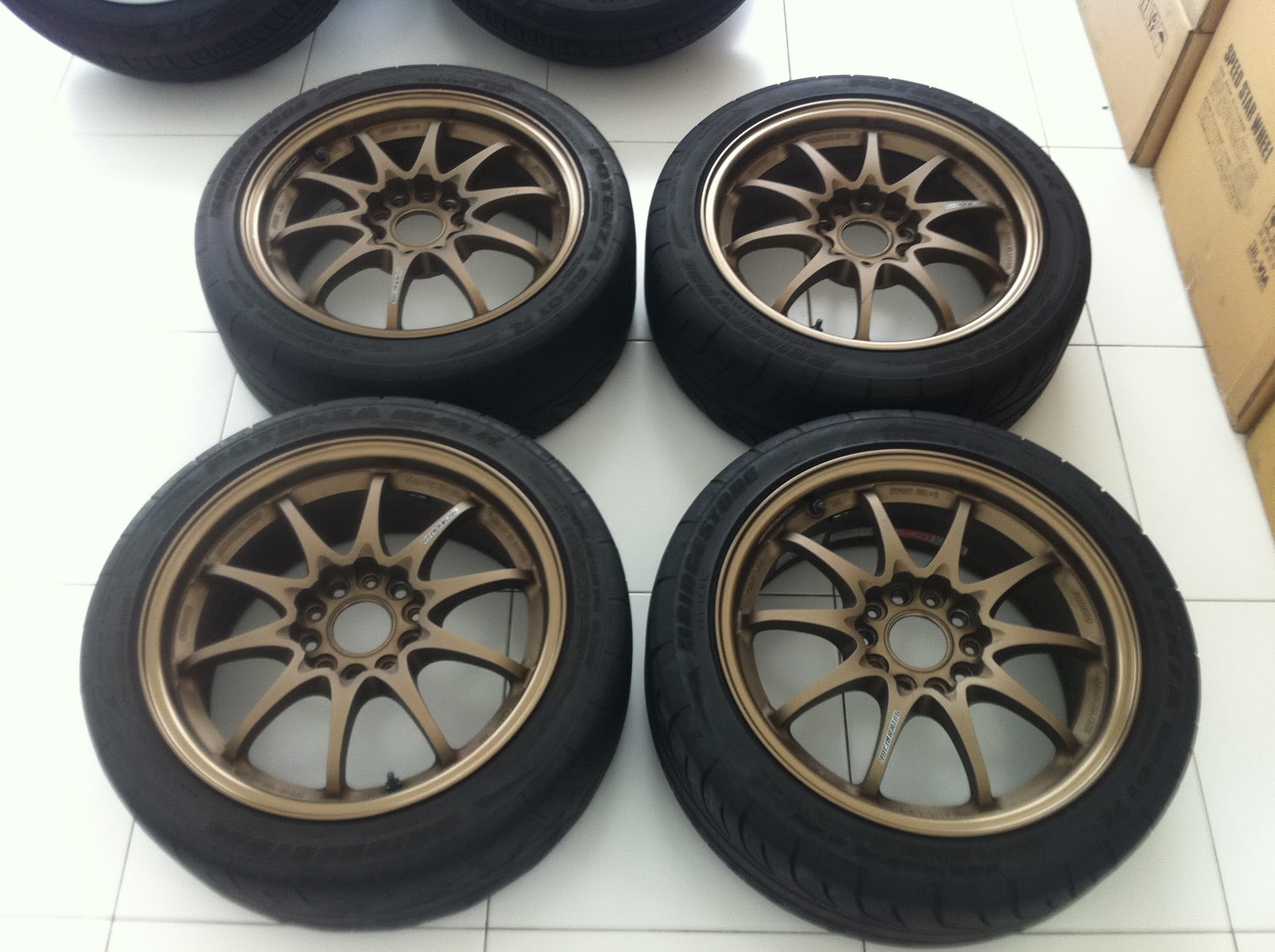 SUPERTRAM GARAGE: USED 16" VOLK RACING CE28 rims (16x7J OF42 PCD5x114.3)