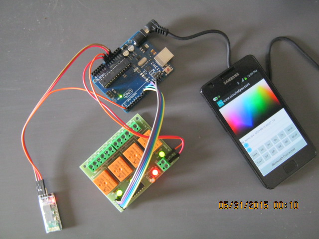 Bluetooth Controlled Electrical Appliances | circuits4you.com