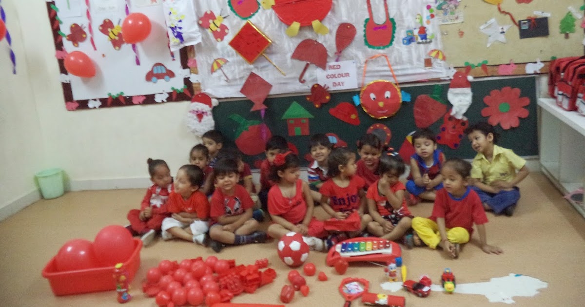 On the top of the World...: Red Colour Day (Nursery) on 13.04.2015 ...