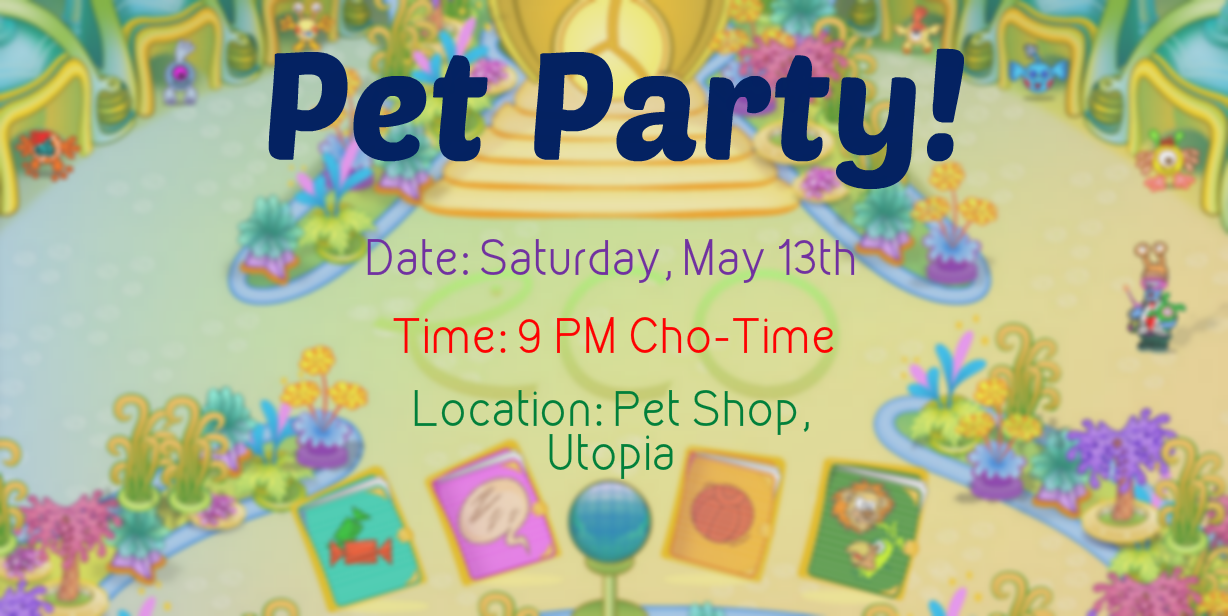 Chotopia's Official Blog: Game Night Results, Pet Party