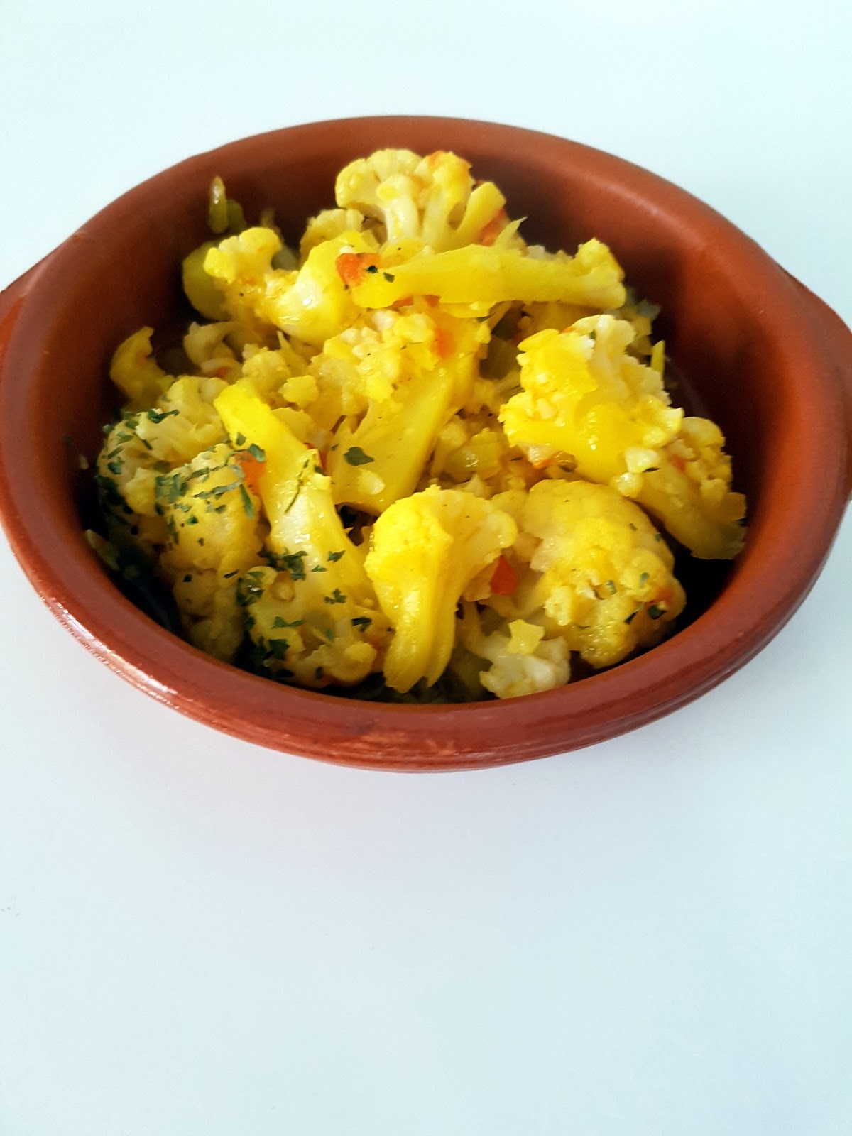 DEJA DE FUMAR COCINANDO: COLIFLOR GUISADA