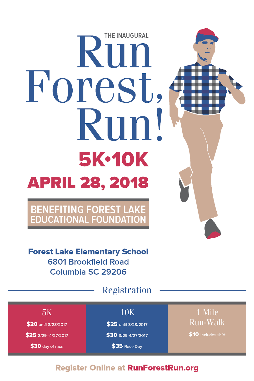 Lake Carolina Elementary Communigator: Inaugural Run Forest, Run!