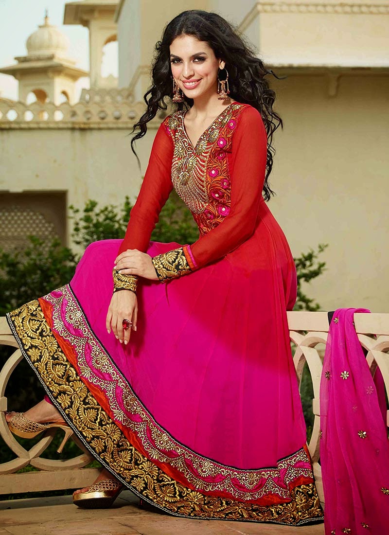 Hot anarkali long frock Free Shipping Fashion Long Anarkali Frocks ...