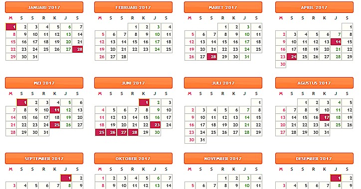 Kalender Indonesia Lengkap Dengan Libur Nasional Dan Cuti Bersama ...