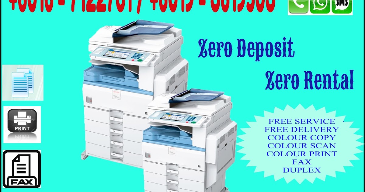 ZERO RENTAL &DEPOSIT: PROMOSI SEWA MESIN FOTOSTAT - PELBAGAI PELAN SEWA ...