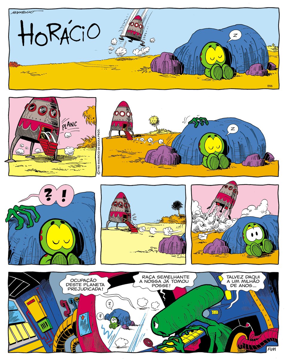 Blog do XANDRO: Tiras N°8479 : HORÁCIO - Mauricio de Sousa!