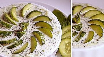 chef de cuisine : Salade de concombre au yaourt