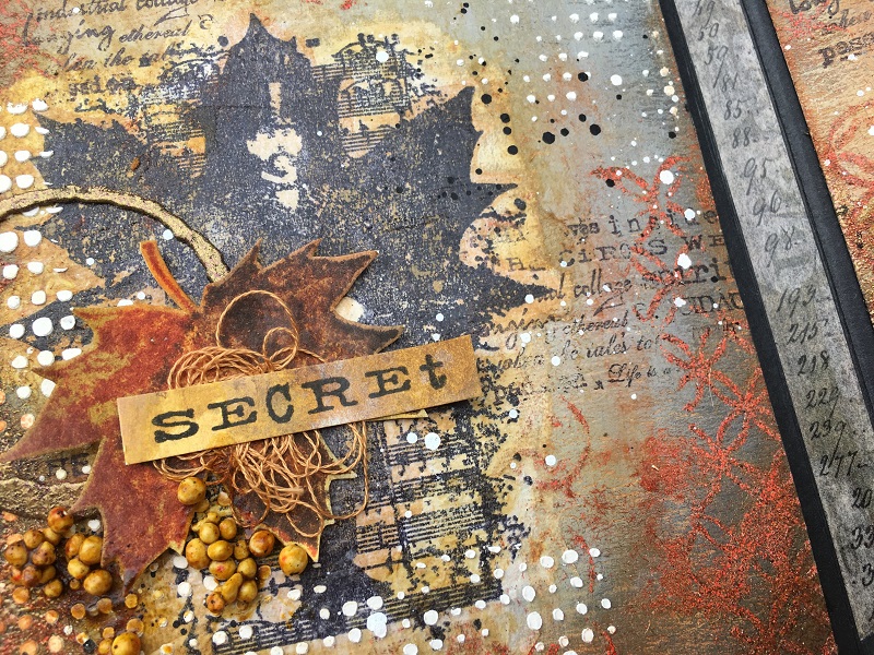 PaperArtsy: 2018 #14: Baked Texture Fall Journal Pages with I&D {by ...