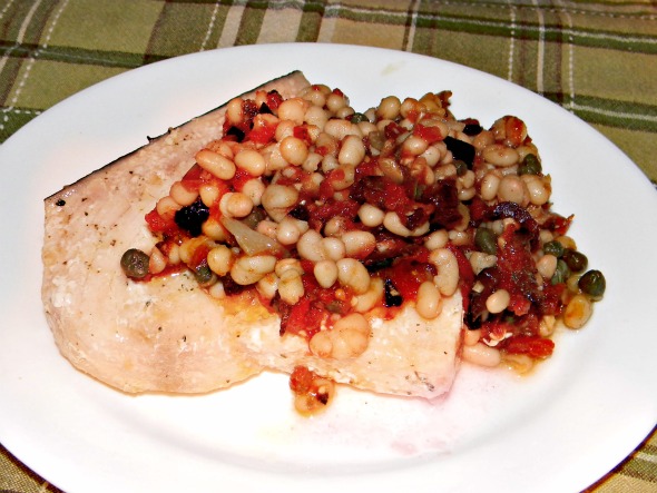 Wish Upon A Dish: Mediterranean Olive Oil Poached Swordfish