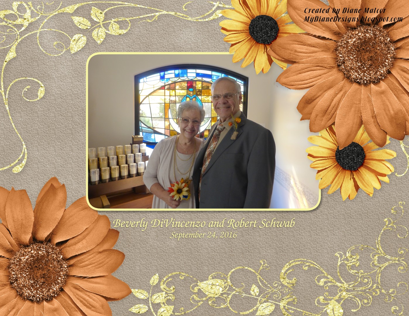 MyDiane Designs: My Dad and Beverly