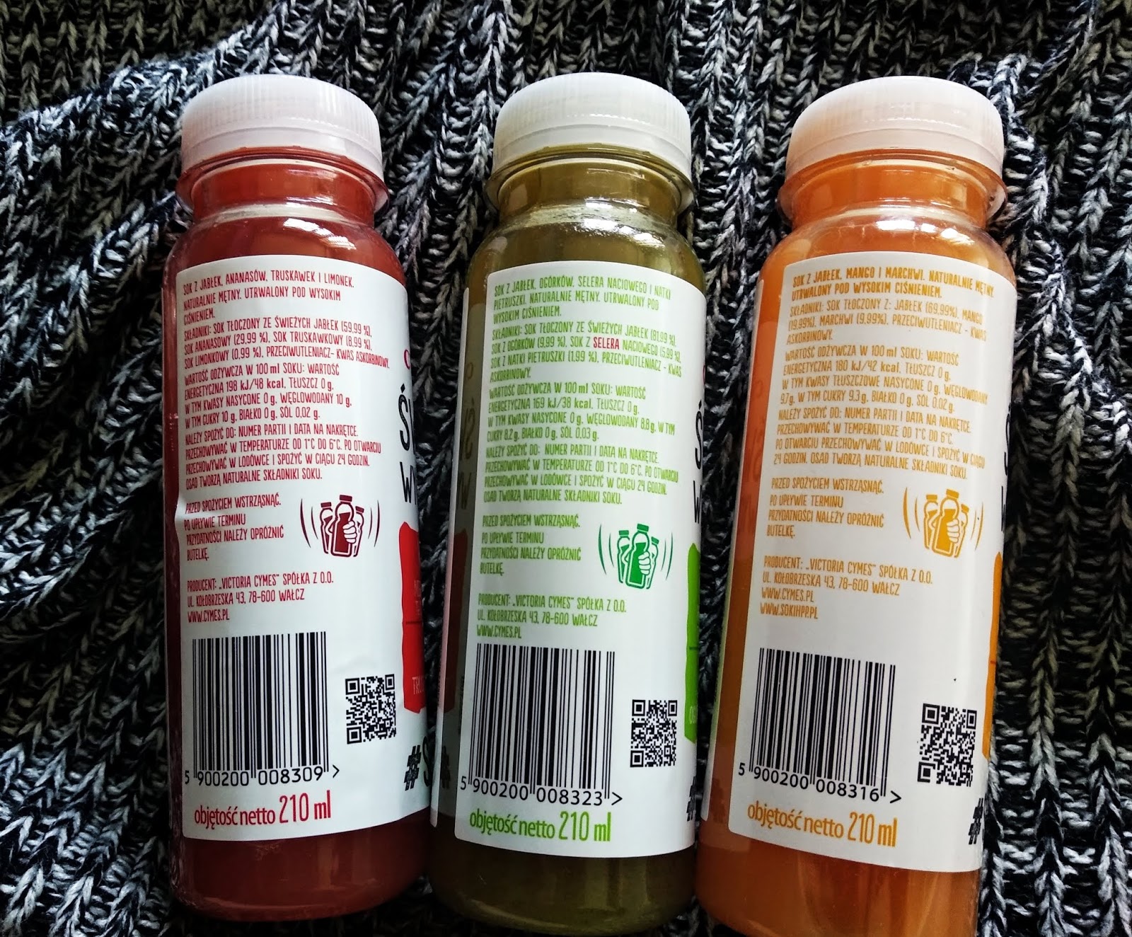 Soki świeżo wyciskane i smoothie Cymes - Recenzja | Testowanie produktów