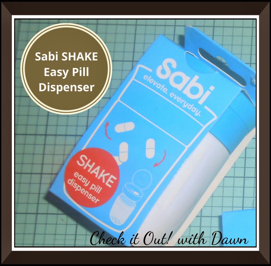 Check it Out! with Dawn: Product Review: Sabi SHAKE Flip-top pill Bottle