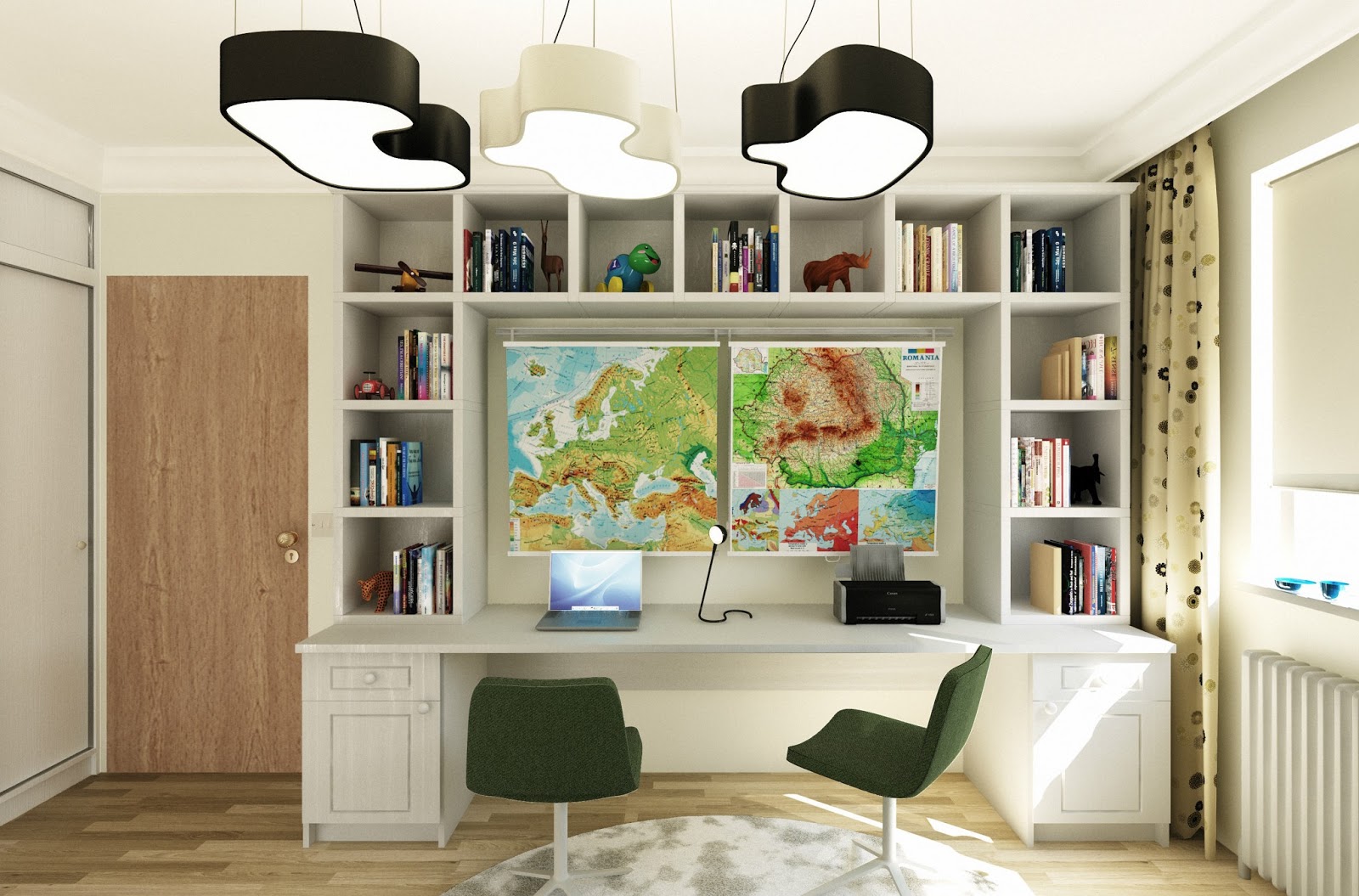 Propunere de amenajare cameră copii | Jurnal de Design Interior