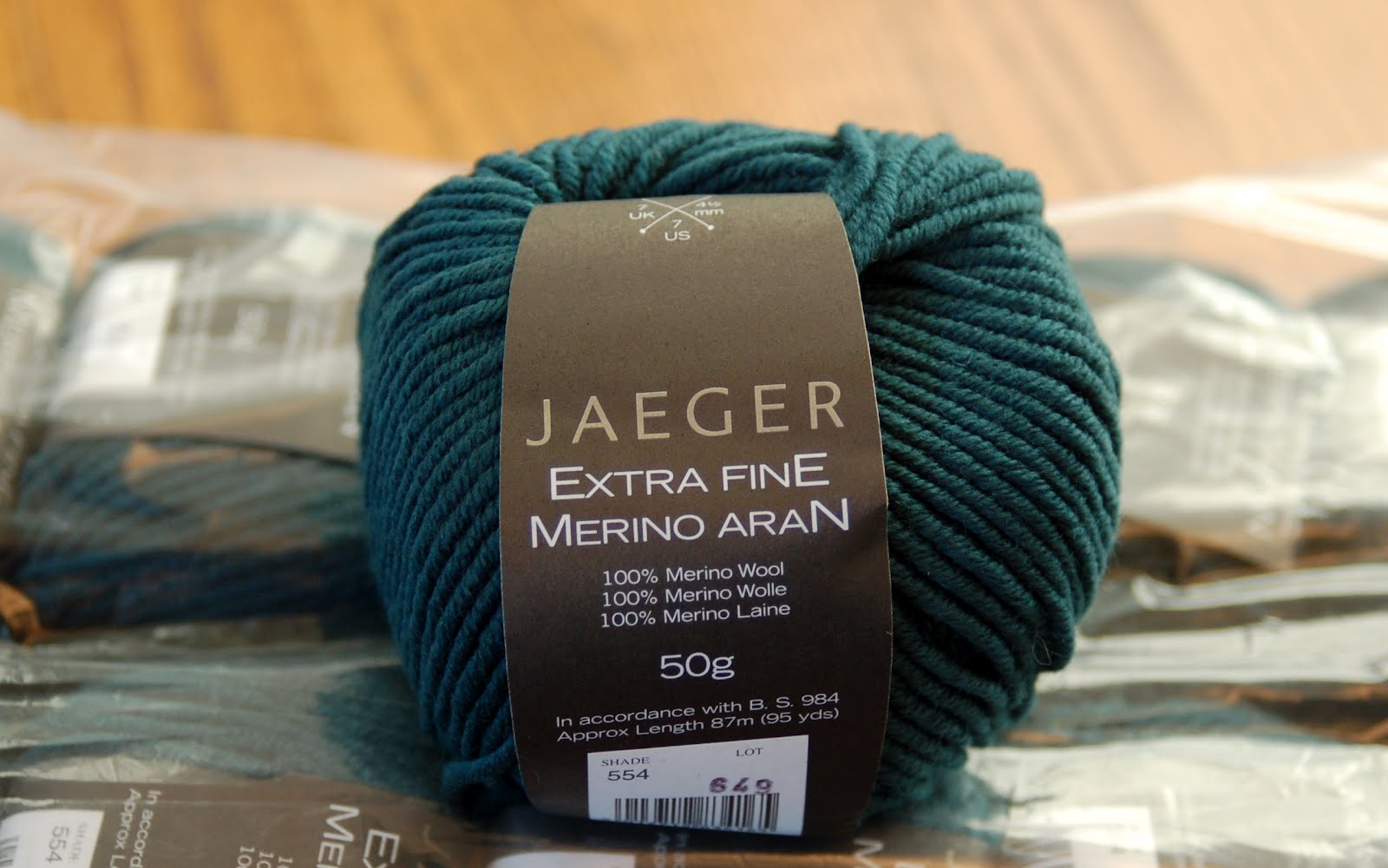 FINGERS' FANCY - a craft blog: De-Stash - Jaeger Extra Fine Merino Aran ...