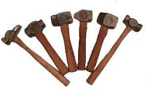 Blacksmithing Blog: New Pieh Tool Ergonomic and Standard Hammers!