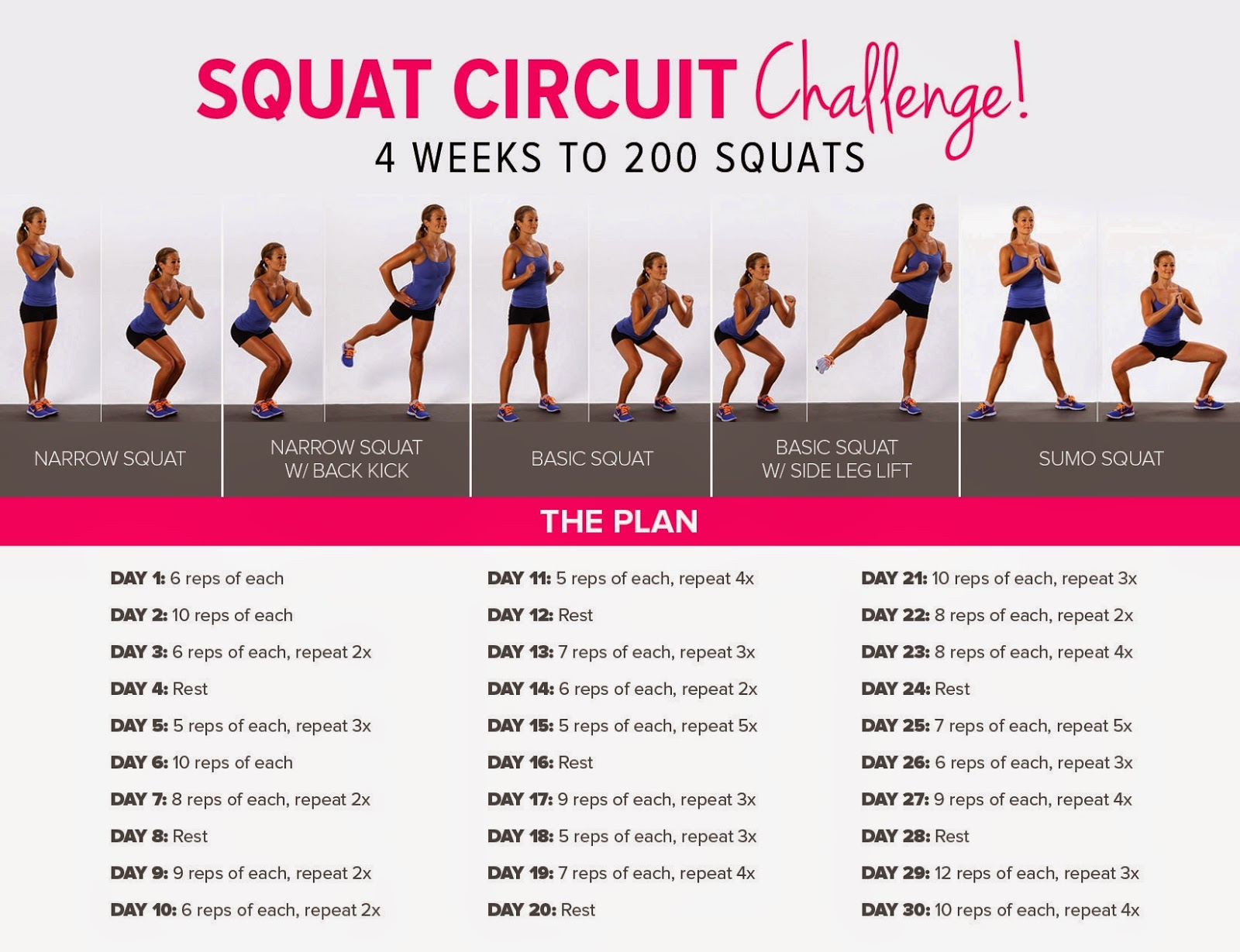 Squat Challenge Vanessa Fit Mom