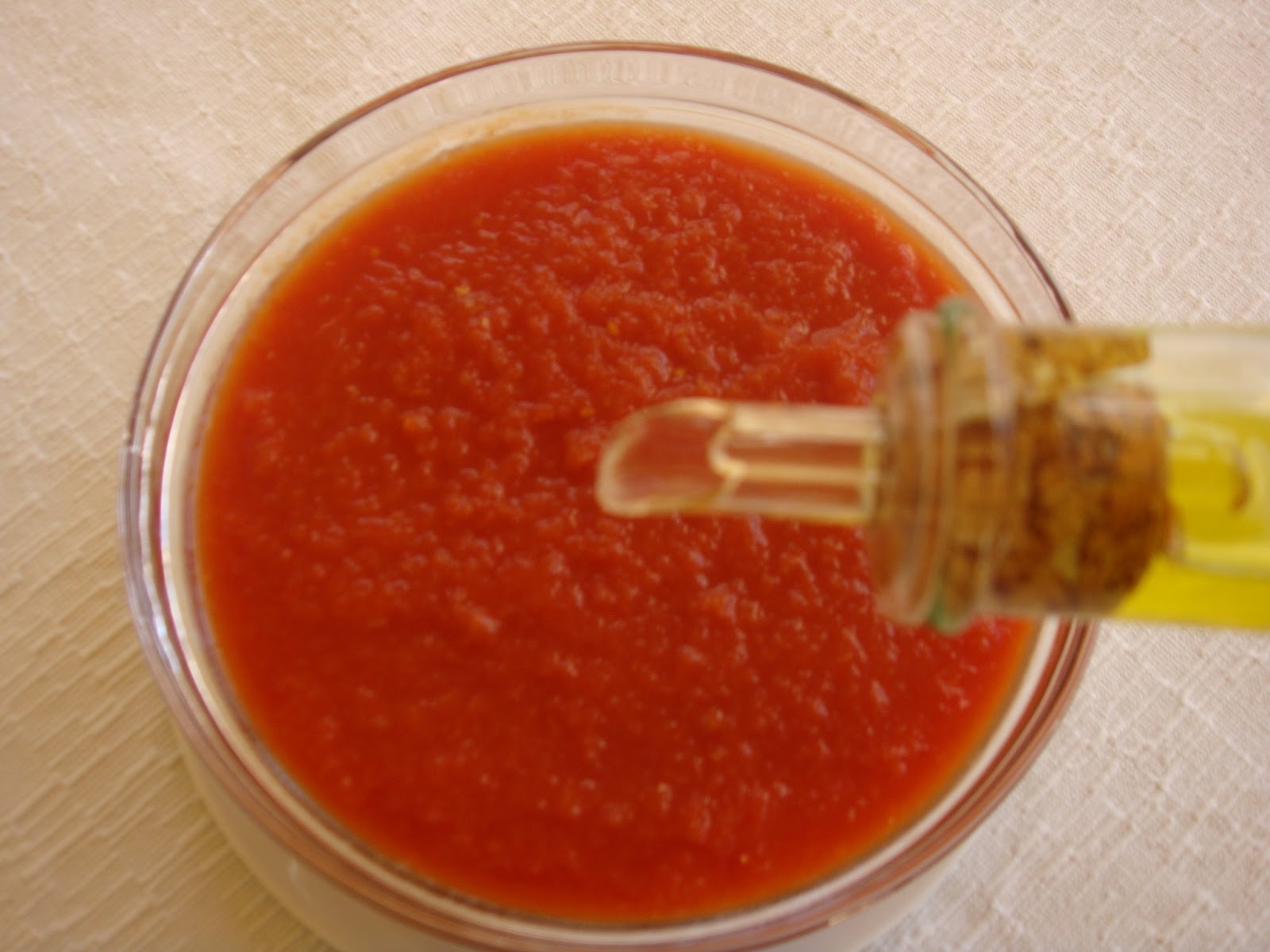Sopita de la olla: Salsa de tomate cocida sin aceite