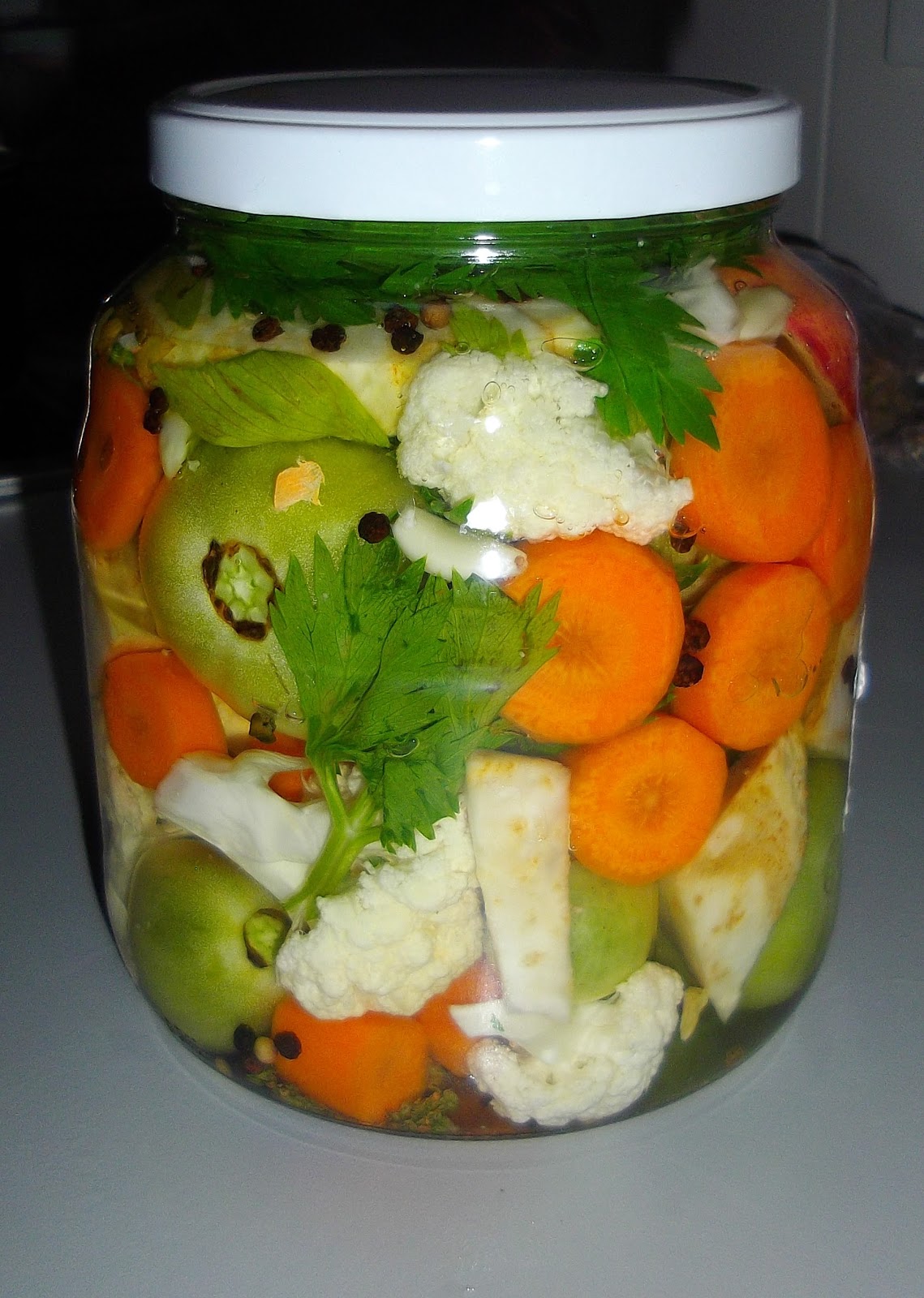 Pickled vegetables - recipe (including photos) | Life in Luxembourg