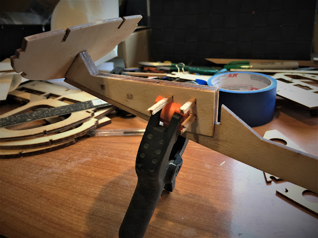 Rudder Tube Keel assembly finished