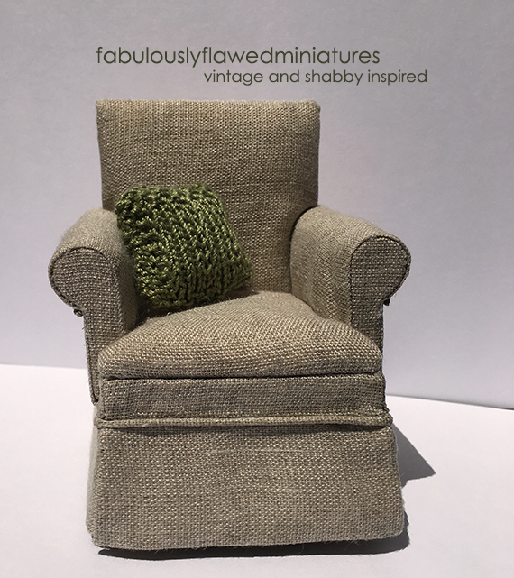 Fabulously Flawed Miniatures: Playing Around with Upholstered Mini ...
