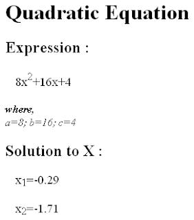 Education Portal: JavaScript Tutorial - Quadratic