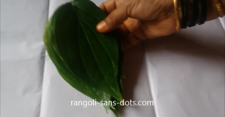 Betel leaf garland Vetrilai malai making