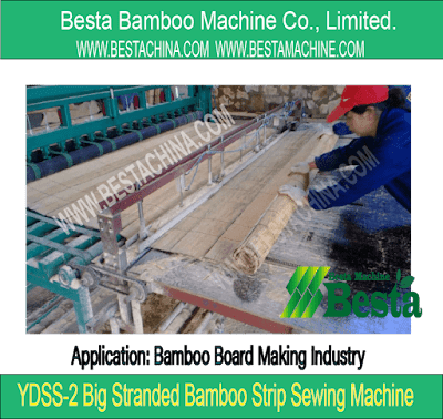 BAMBOO PROCESSING MACHINE: Flattened Stranded Bamboo Strip Sewing ...
