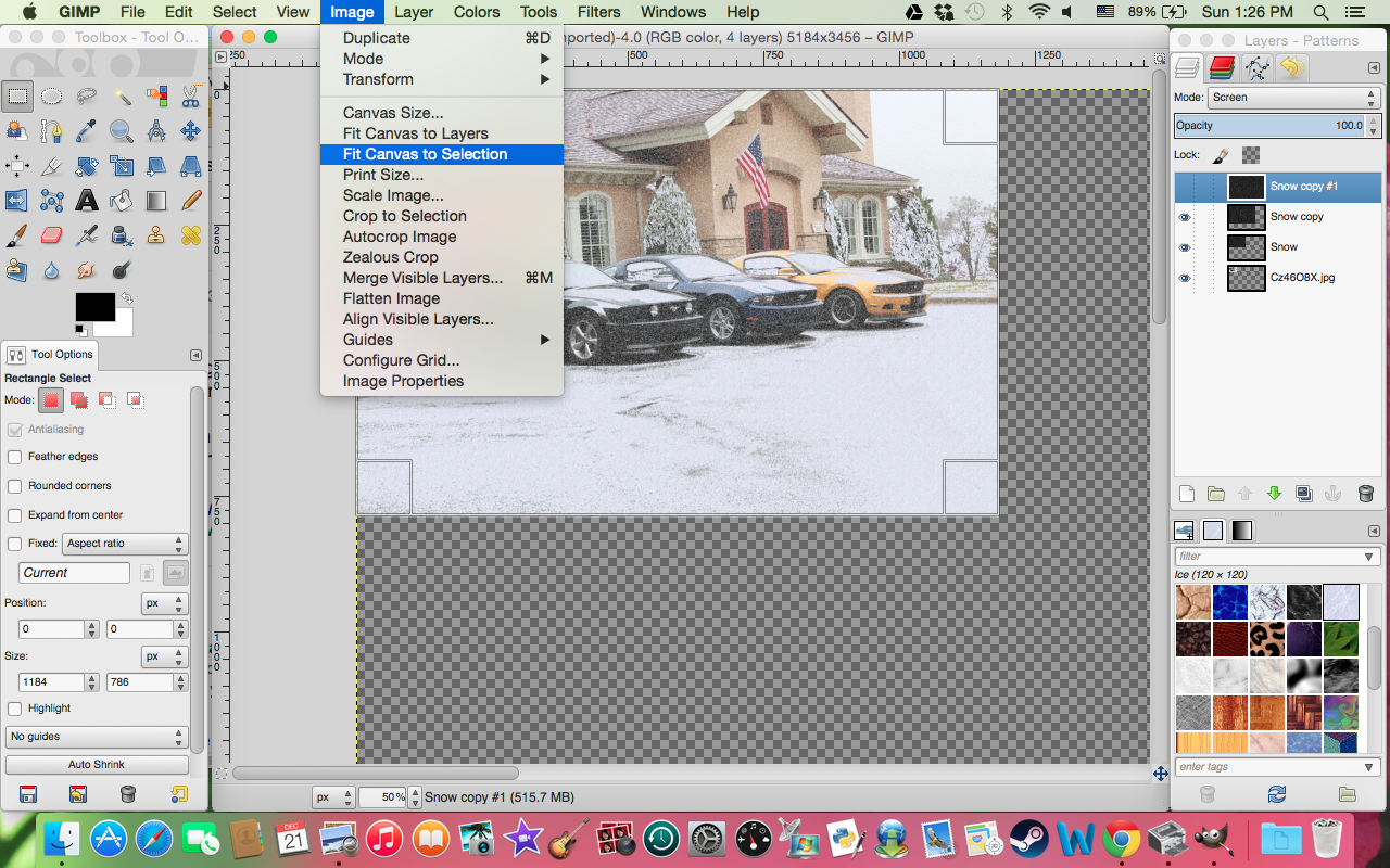 Gimpified: Make A Snowy Picture In GIMP 1.8.1