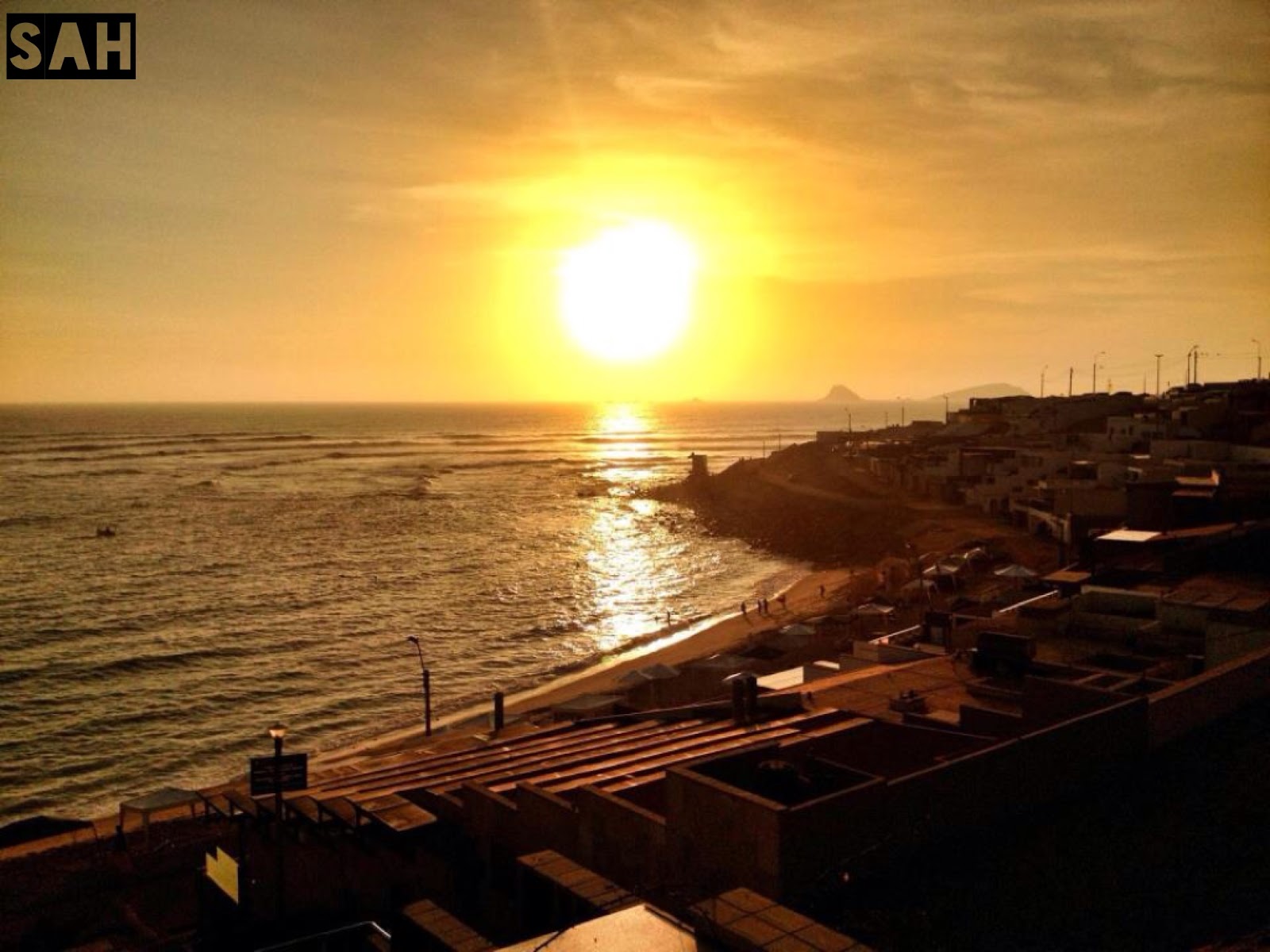 Photography: Sunset, Sun - Punta Hermosa, Lima, Perú.
